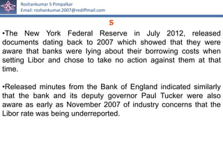 Libor scandal | PPT