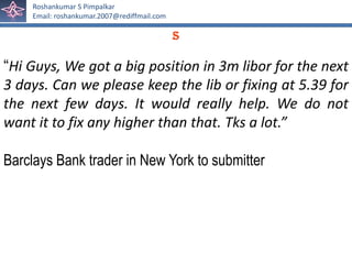 Libor scandal | PPT
