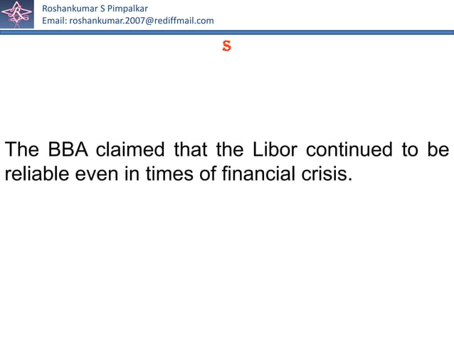 Libor scandal | PPT