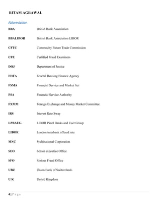 Libor scandal Report | PDF