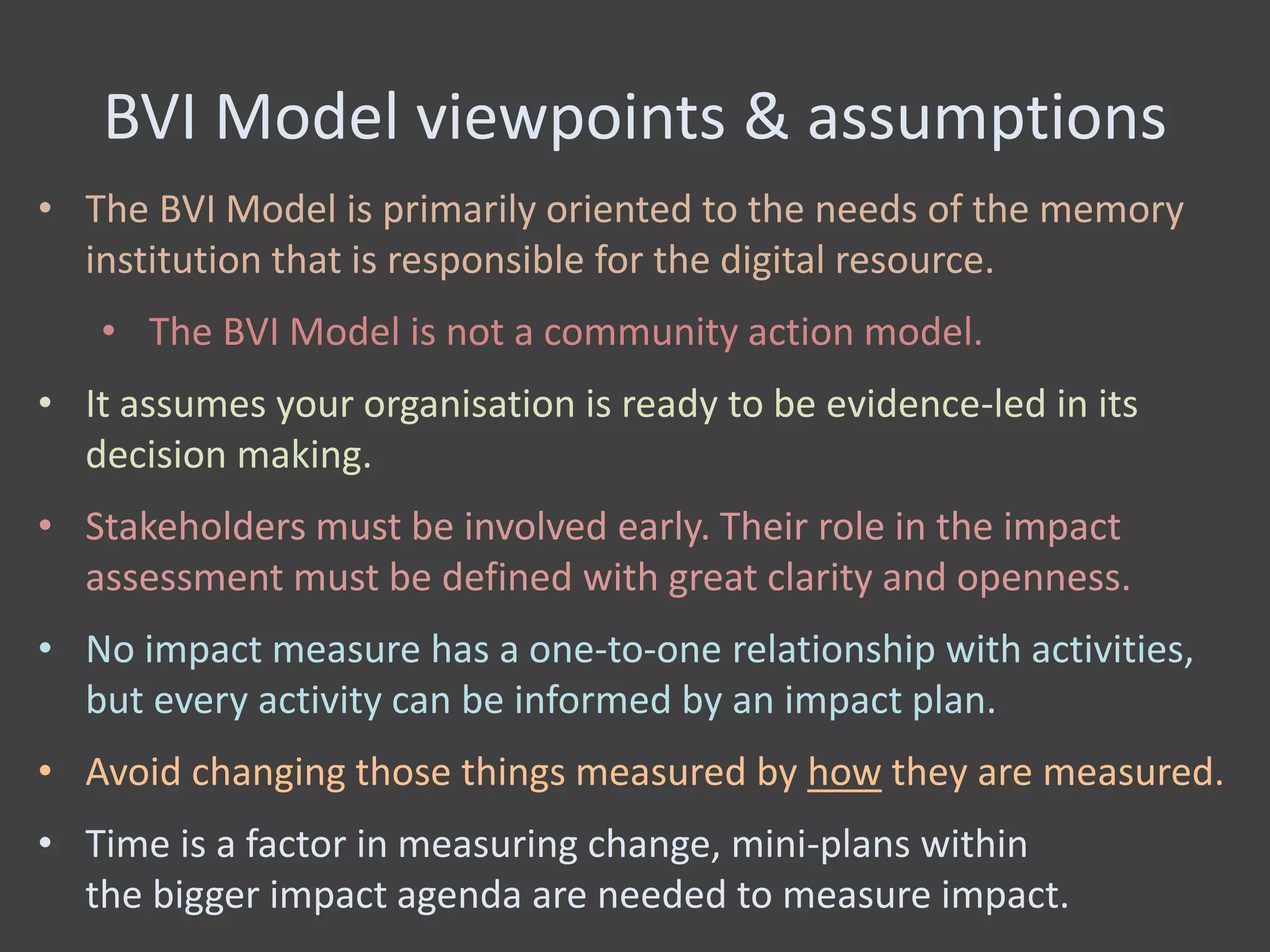 The Balanced Value Impact Model V2.0 | PPT