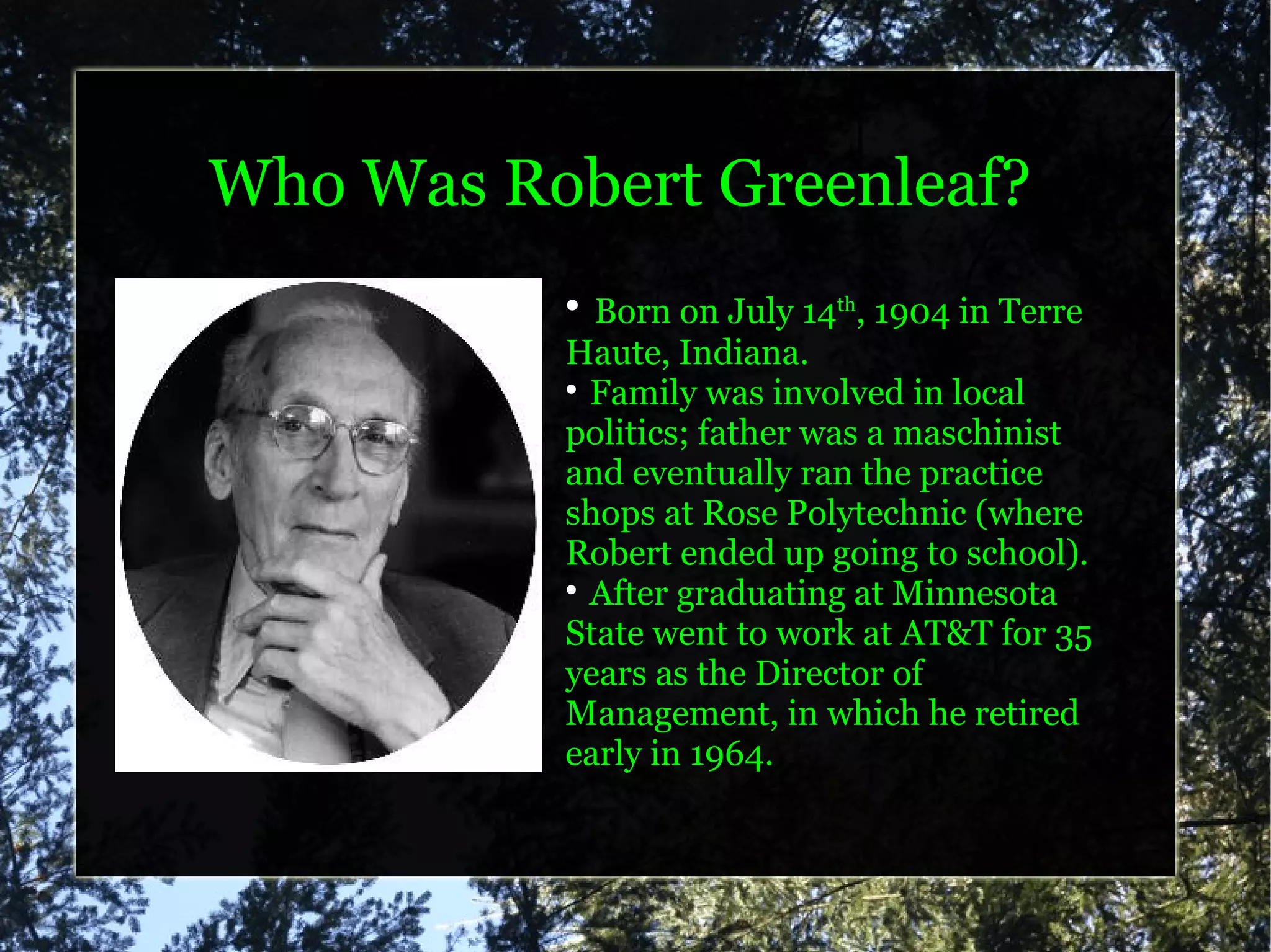 Greenleaf Leadership | PPT