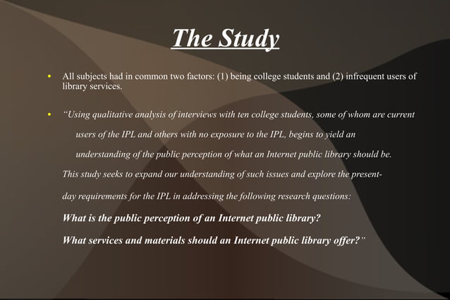 Study Critique | PPT