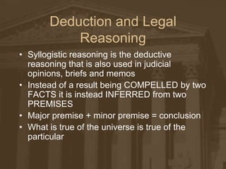 Logic 101 for Legal Reasoning | PPTX
