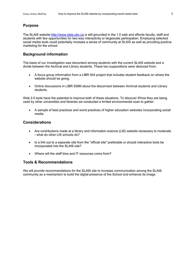 Libr 559 M - Final Project - Cosco, Grace, McElroy | PDF