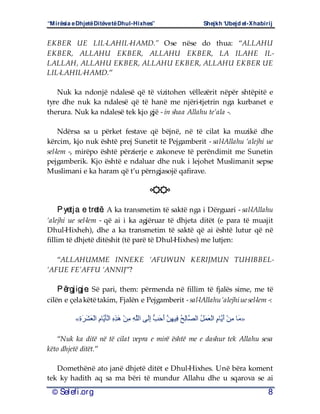 Mirësia e Dhjetë Ditëve të Dhul-Hixhes | PDF