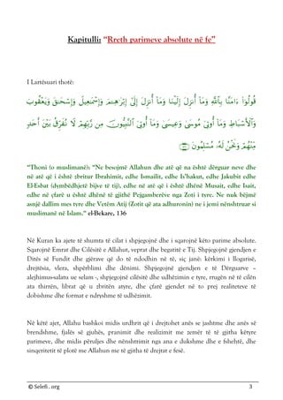 Realiteti i Besimit të Vërtetë | PDF