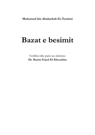 Bazat e besimit | PDF