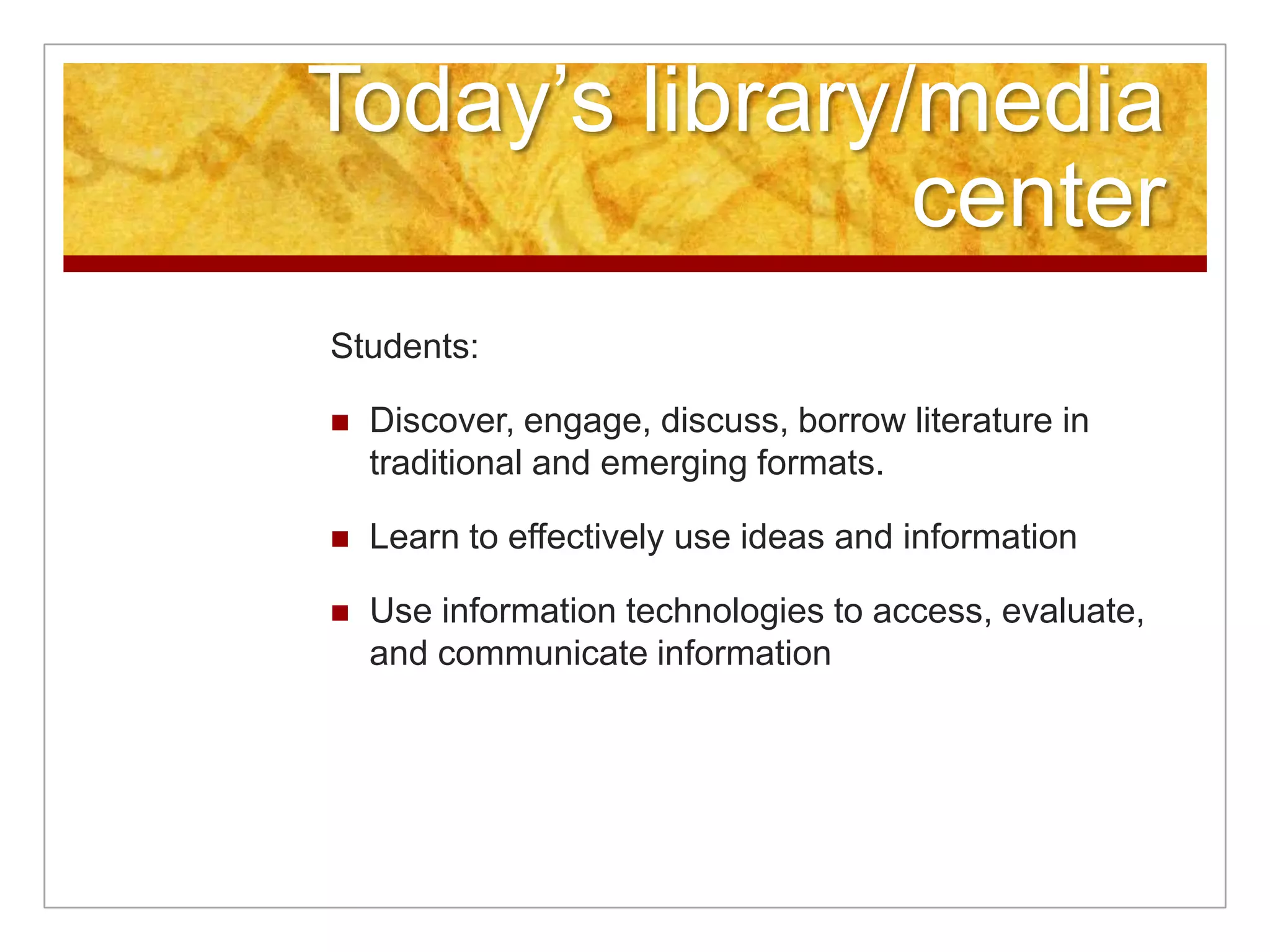 Librarian presentation | PPTX