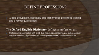 Librarianship as a profession | PPTX