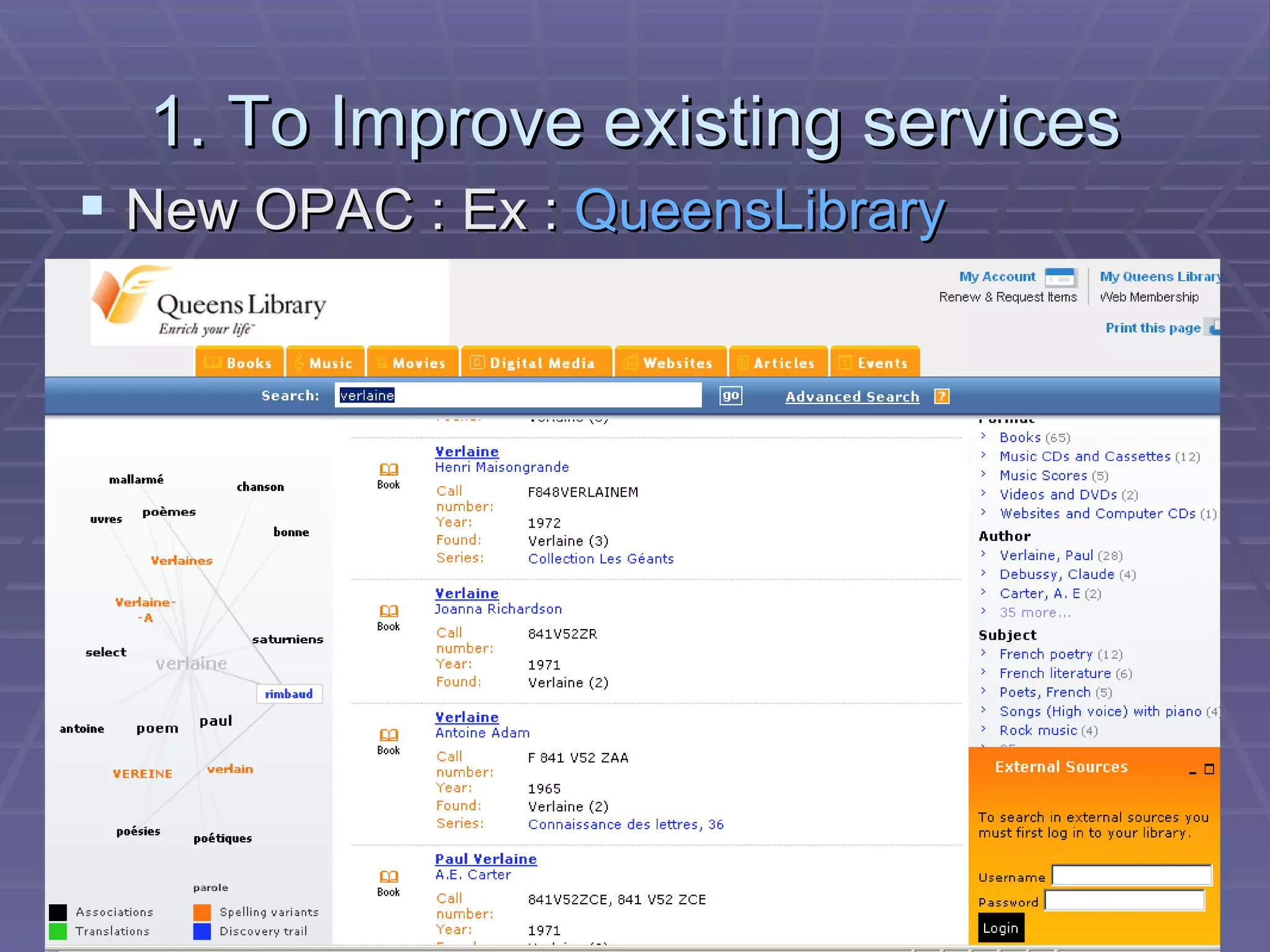 Libraries 2.0 : the French touch | PPT