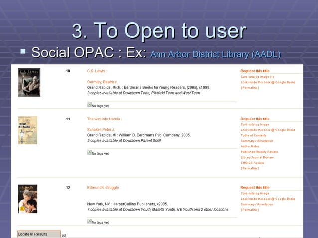 Libraries 2.0 : the French touch | PPT