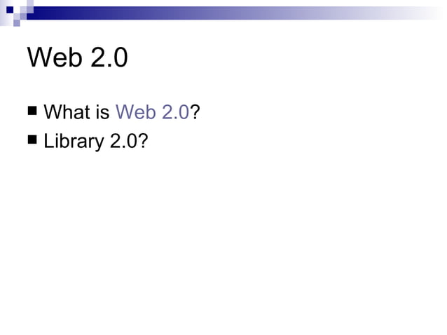 Libraries, blogs and Wikis | PPT | Internet | Computing