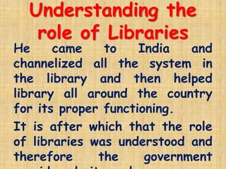 Libraries then and now | PPTX