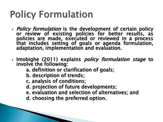 Libraries as tools for policy formulation | PPTX