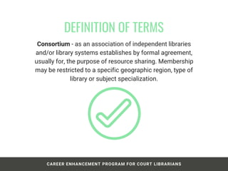 Libraries: Cooperation and Linkages | PDF