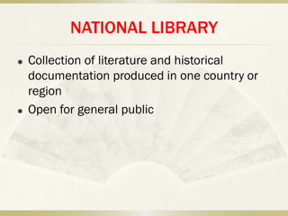 literature study library | PPTX