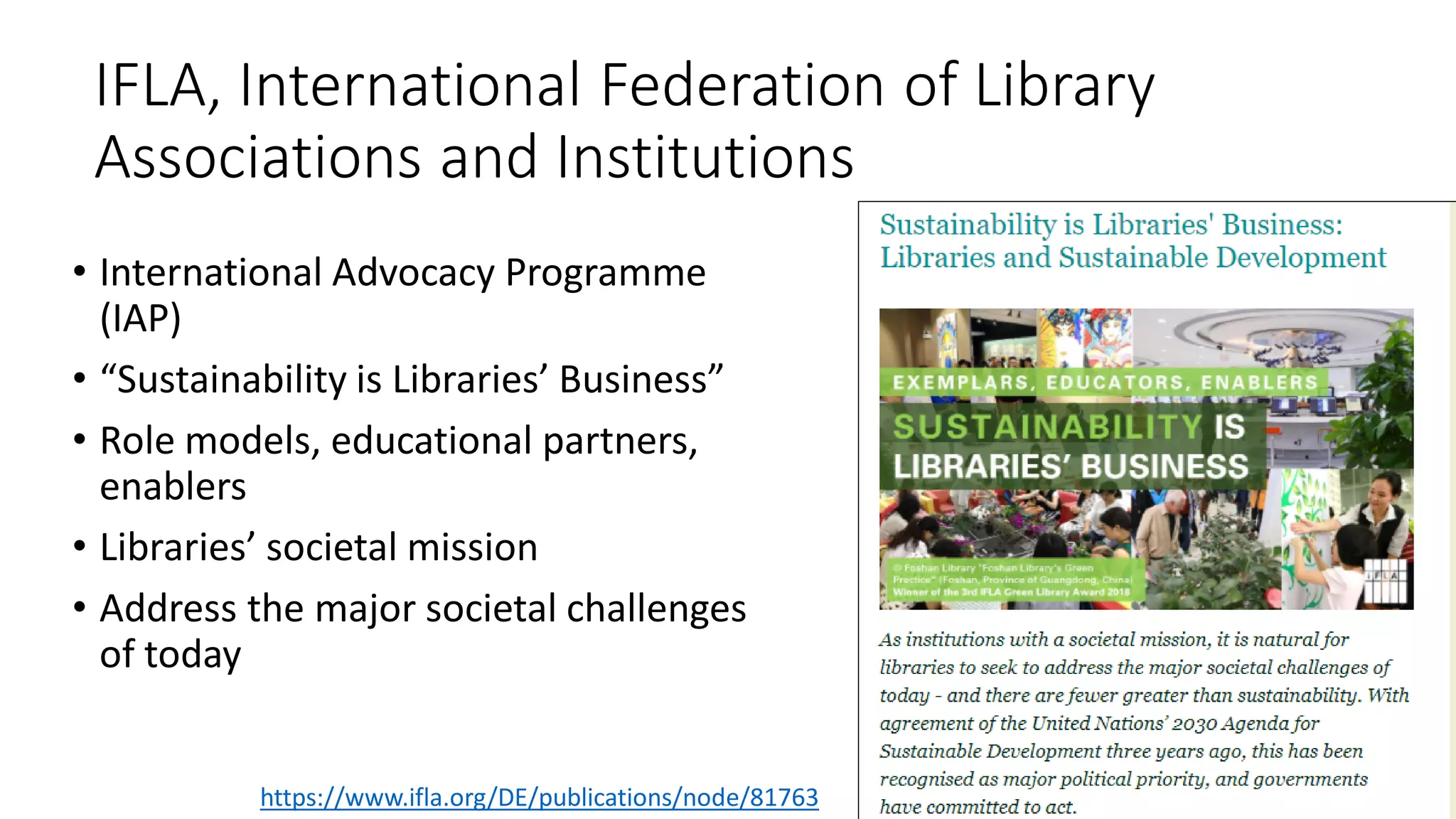 CILIP Conference 2020: UN Nations SDG 13: Climate Action - Examples ...