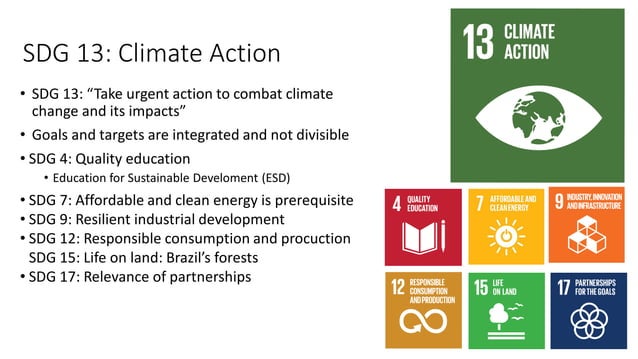 CILIP Conference 2020: UN Nations SDG 13: Climate Action - Examples ...