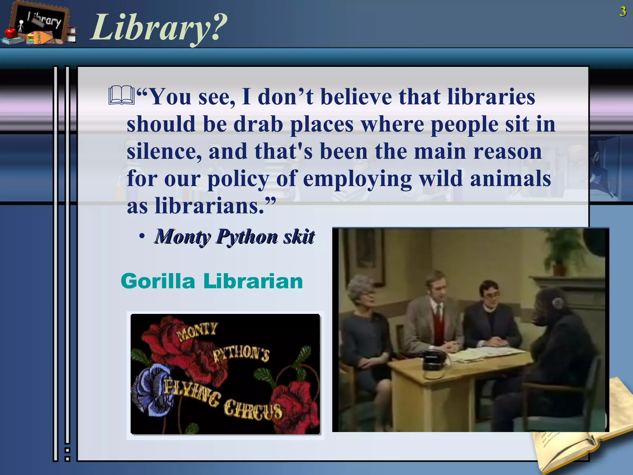 What are Libraries and What are they good for? | PPT