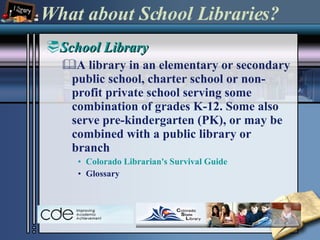 What are Libraries and What are they good for? | PPT