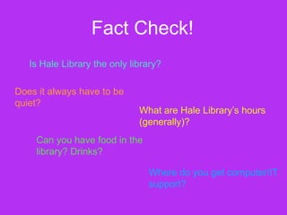 Resident Assistant library training presentation | PPTX