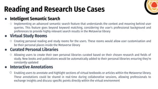 Reimagining Libraries: A Journey into the Metaverse | PPT | Free Download