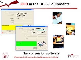 Libraries in tune : RFID in the Engineering, Education Sciences and Law ...