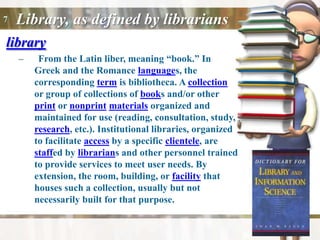 What are Libraries and Librarians? Bookwards and Bookwardens--or What ...