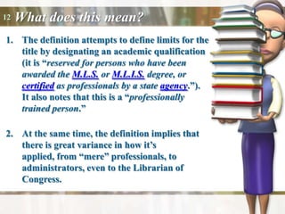 What are Libraries and Librarians? | PPTX | Operating Systems ...