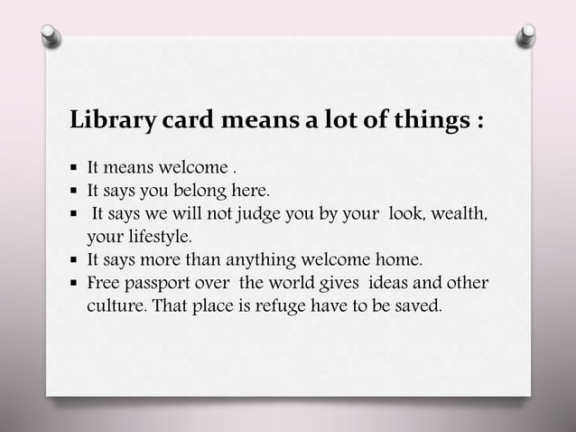 Libraries matter | PPTX