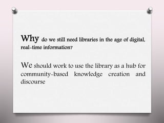 Libraries matter | PPTX