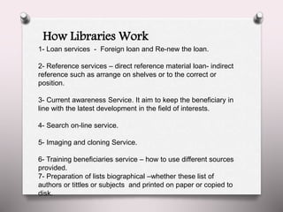 Libraries matter | PPTX