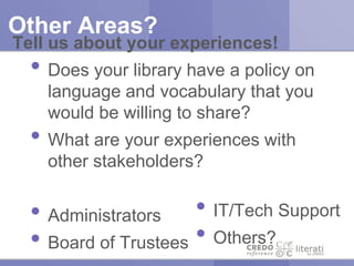 Library Language: Vocabulary for the Modern Librarian | PDF