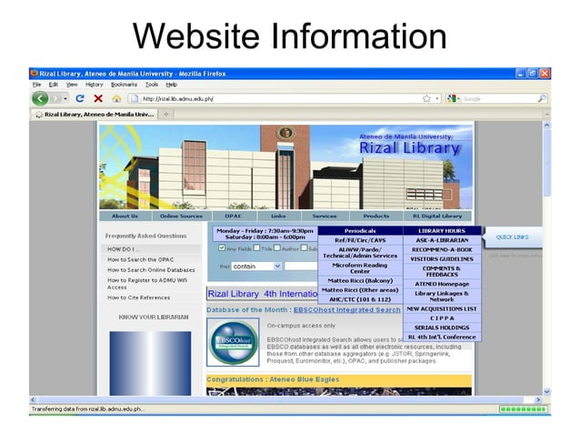Libraries without walls | PPT