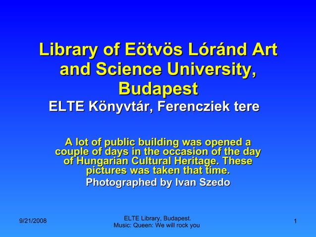 Library | PPT | Free Download