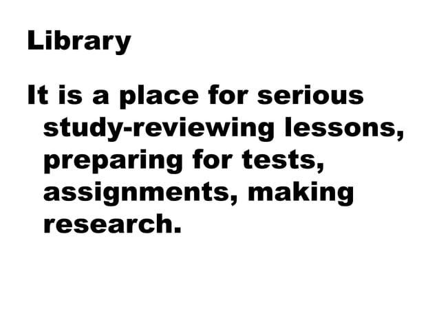 Library | PPT