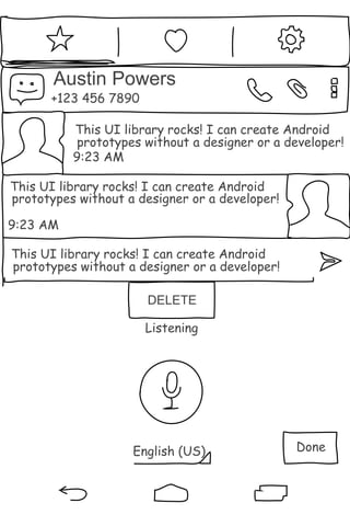 Mockup Android Application Template Library | PPTX | Operating Systems ...