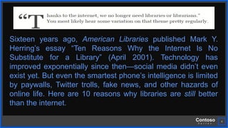 Library and It's Uses | PPT