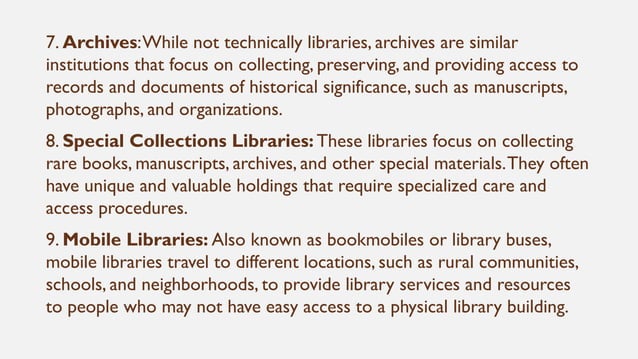 Types and Importance of Libraries.pptx