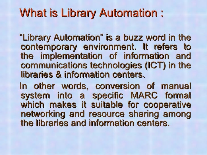 Library Automation A - Z Guide: A Hands on Module