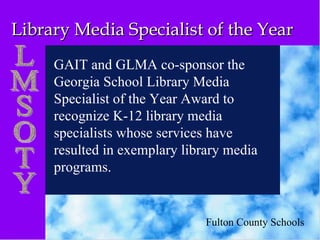Library Media Specialist Of The Year | PPT