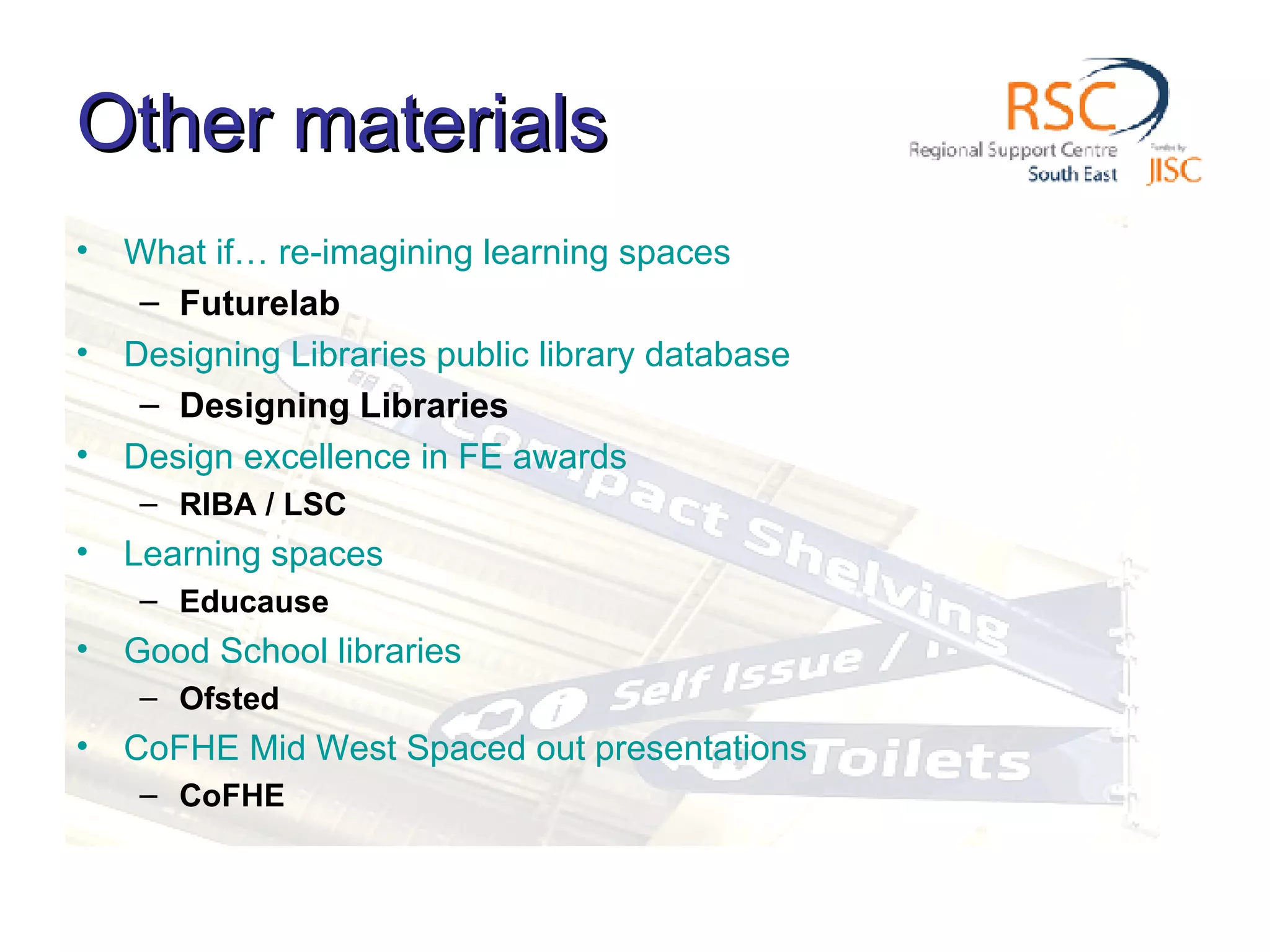 Library Newbuild - trends in academic library design | PPT