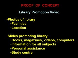 Library Promotion Briefing | PPT
