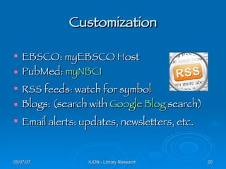 Library Research 101 | PPT