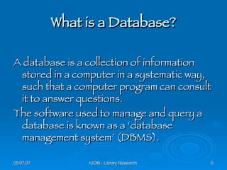 Library Research 101 | PPT