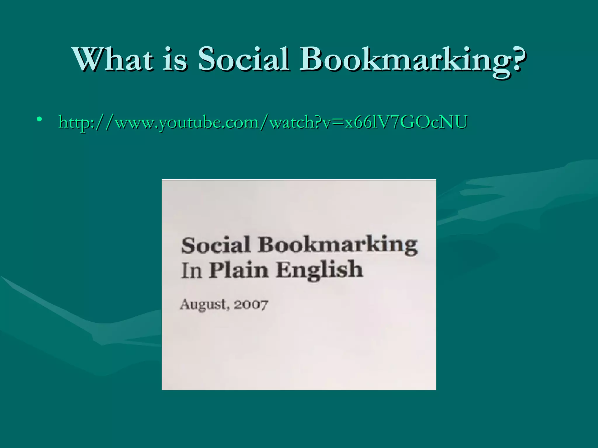 Library Technology Trends...Social Bookmarking Part 6 | PPT