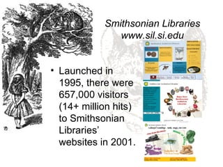 Library to Library: Sharing America's Smithsonian | PPT | Museums ...