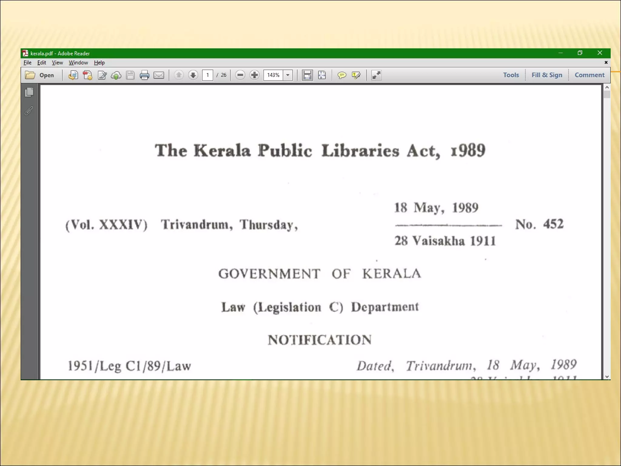 Public Library act in India | PPT
