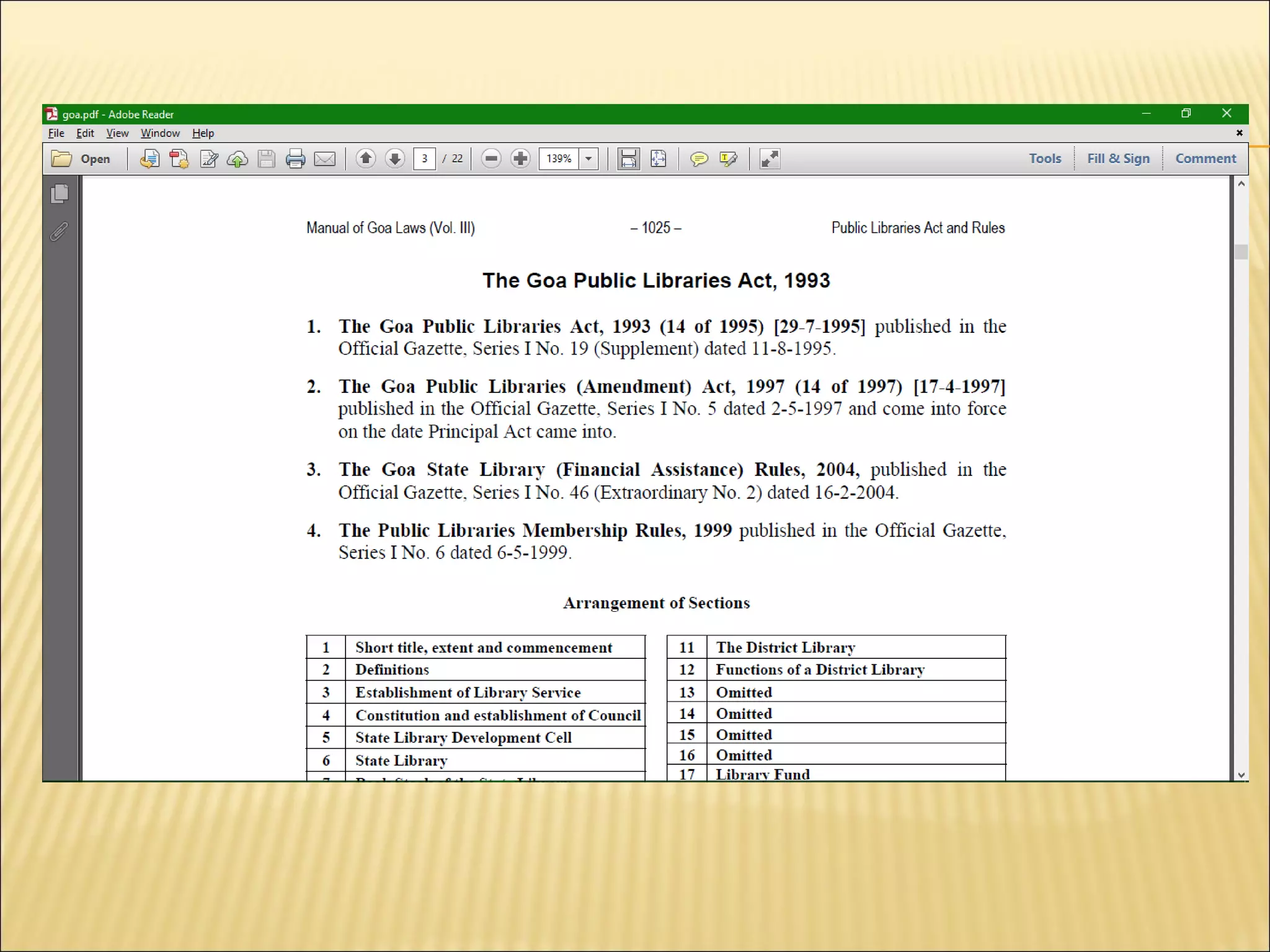 Public Library act in India | PPT